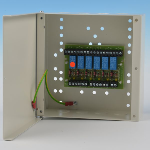 6 Way 24V Boxed Relay Unit - RU6/24 - Alarmtronic